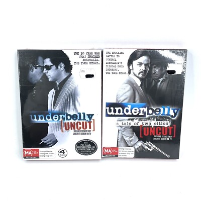 Underbelly Uncut + Underbelly A Tale Of Two Cities Region 4 DVD Set New ...