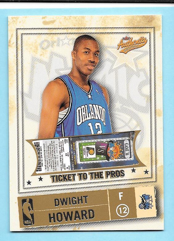 2004-05 Fleer Authentix Dwight Howard Rookie 374/750 | eBay