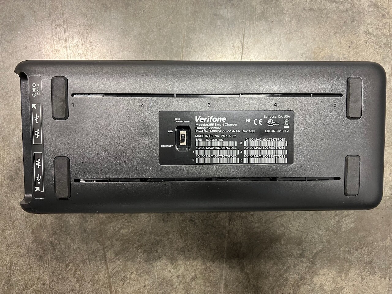 Verifone E355 Smart Charger Connectivity 12 V 5A (With Power Cord) | eBay