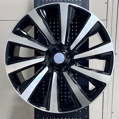 22" BLACK MACHINE L460 SV STYLE RIMS WHEELS FIT LAND ROVER DISCOVERY ...