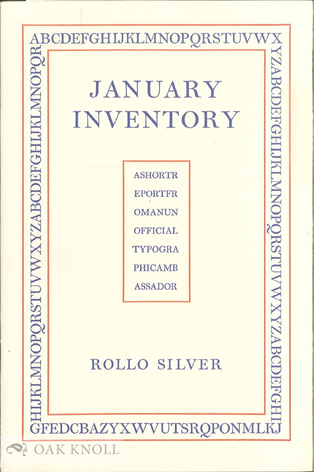 Rollo Silver / JANUARY INVENTORY 1972 | eBay