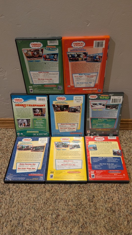 Lot Of 8 Thomas the Tank Engine Thomas & Friends DVDs | eBay