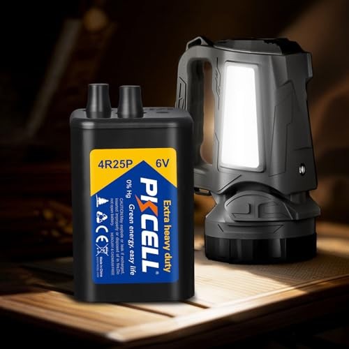 Lantern Battery 6 Volt Flashlight Square Heavy Duty | eBay