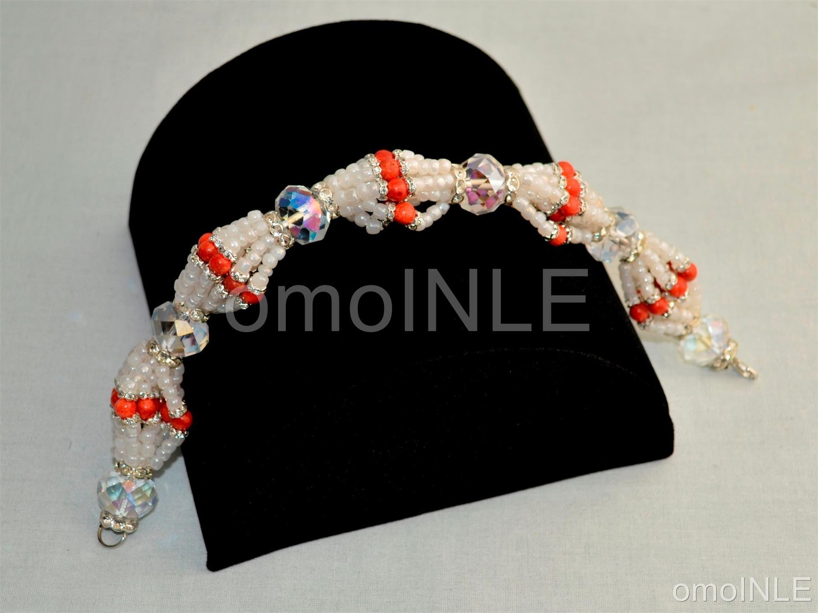 ILDE OBATALA OSHAGRINAN IFA ORISHA BRACELET IDDE MAZO GLASS BEADS CORAL ...