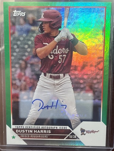 2023 Topps Pro Debut - Dustin Harris #PD-194 Green Foil Autographs /99 ...