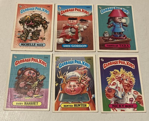 Lot of 14 Garbage Pail Kids GPK Cards + 2 Wacky Packages Cards 1986 ...