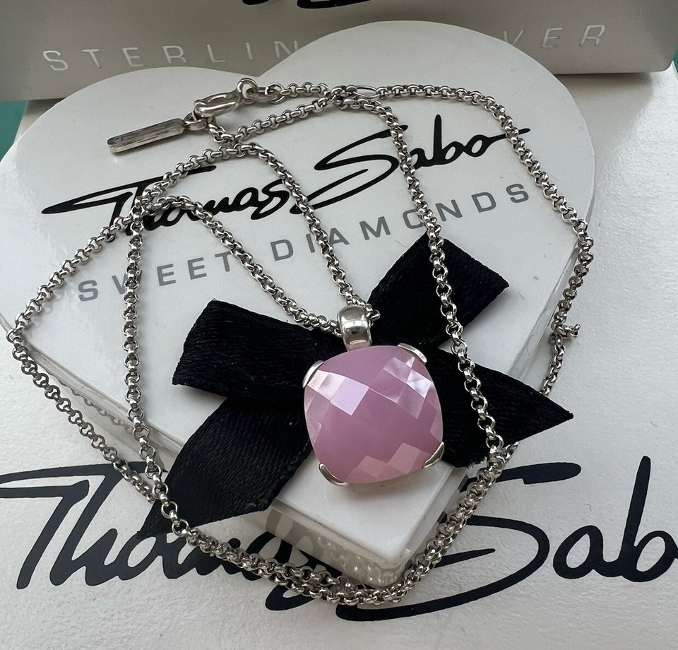 Thomas Sabo Kette & Stein Charm Anhänger | eBay