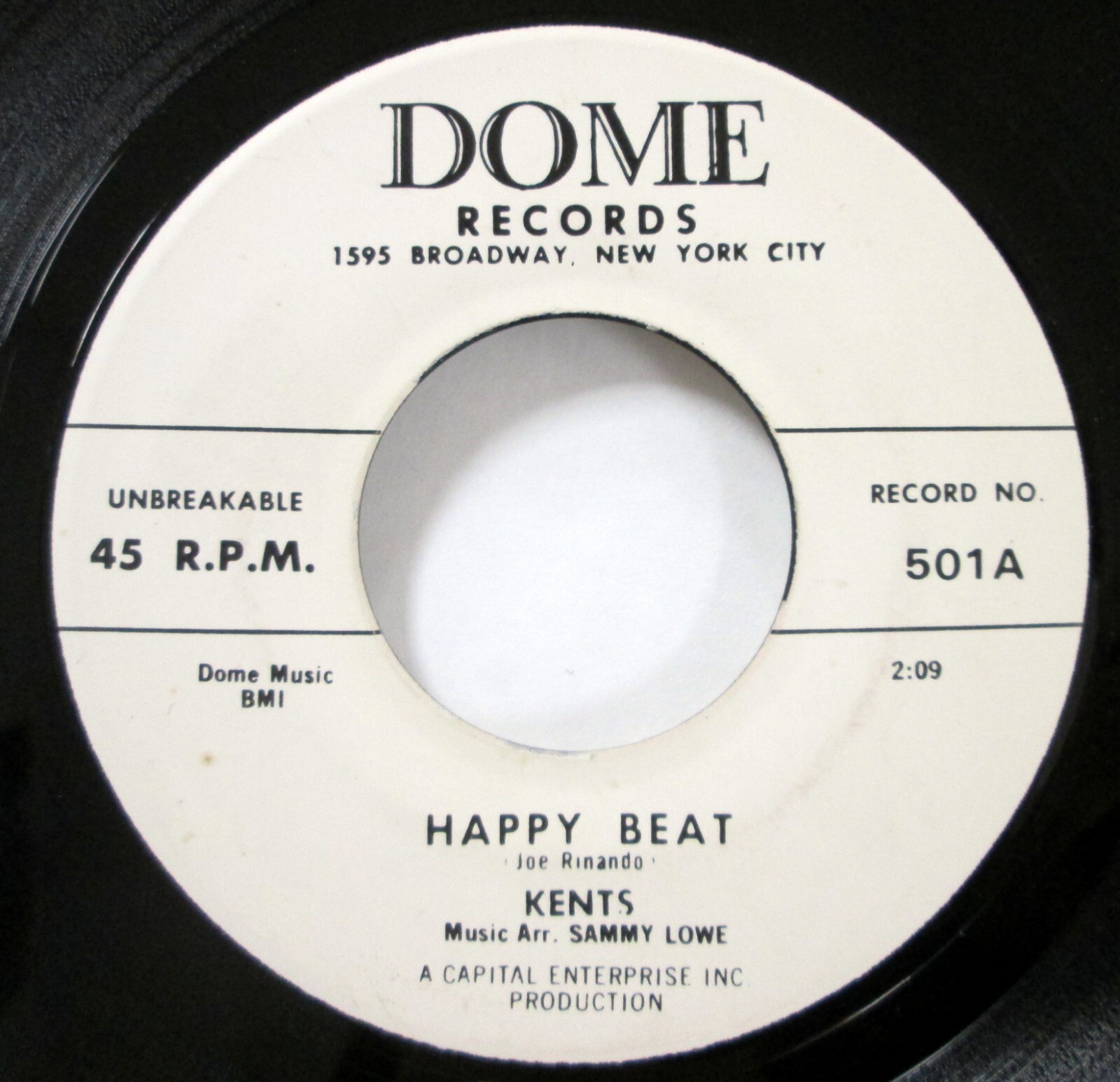 KENTS 45 I Love You So / Happy Beat REPRO kiddie lead doowop Mint-Minus ...
