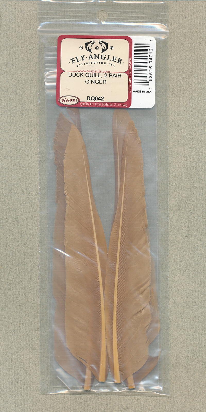 Duck quills (2 pair) - ginger DQ042 | eBay