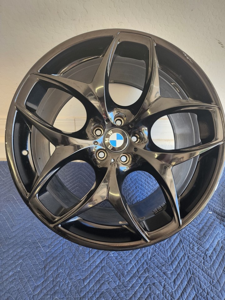 21" BMW OEM Factory Genuine Original Stock Set Wheels Rims Black Style ...