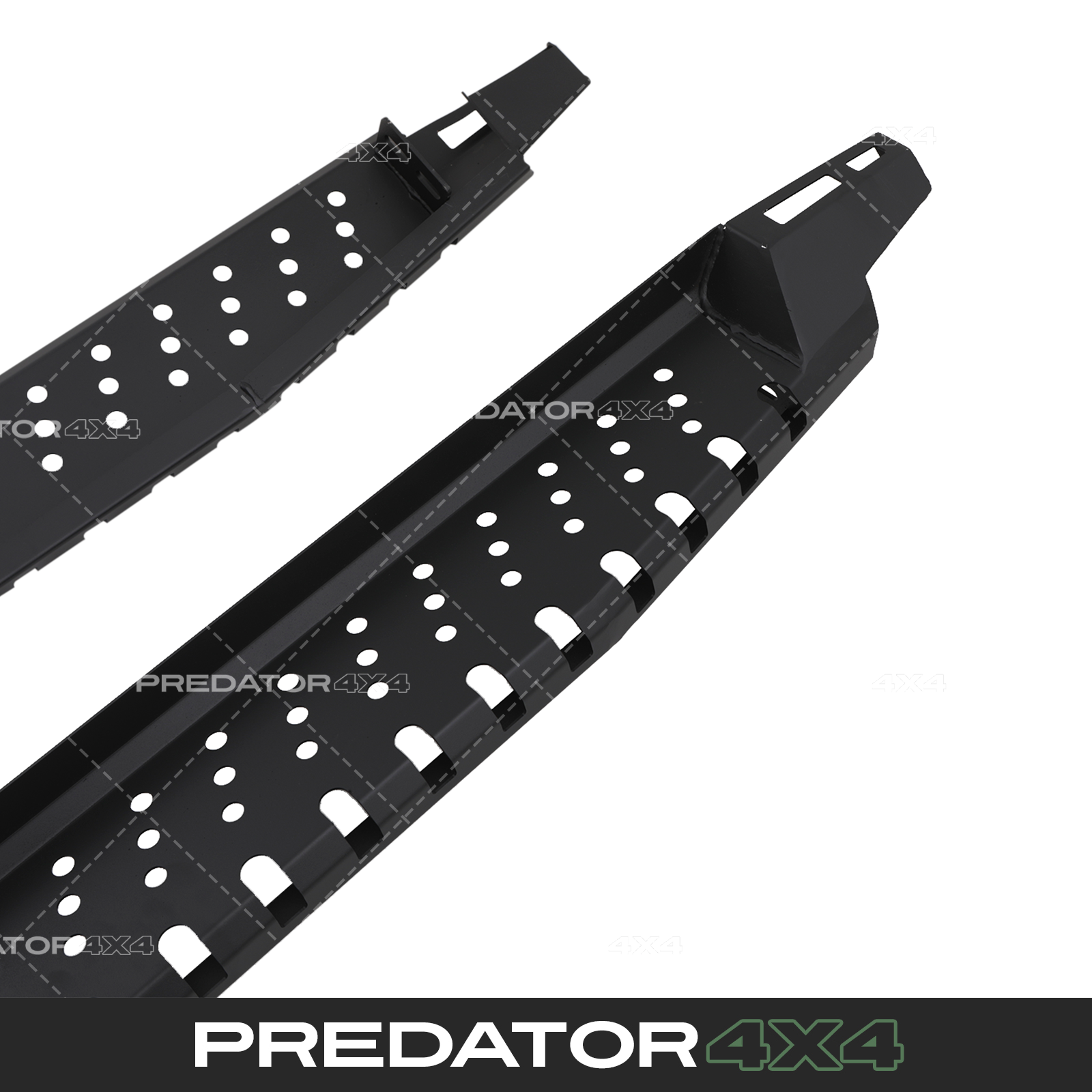 RUNNING BOARD SIDE STEPS FOOT RAILS FOR FORD RANGER DOUBLE CAB T6 T7 T8 ...