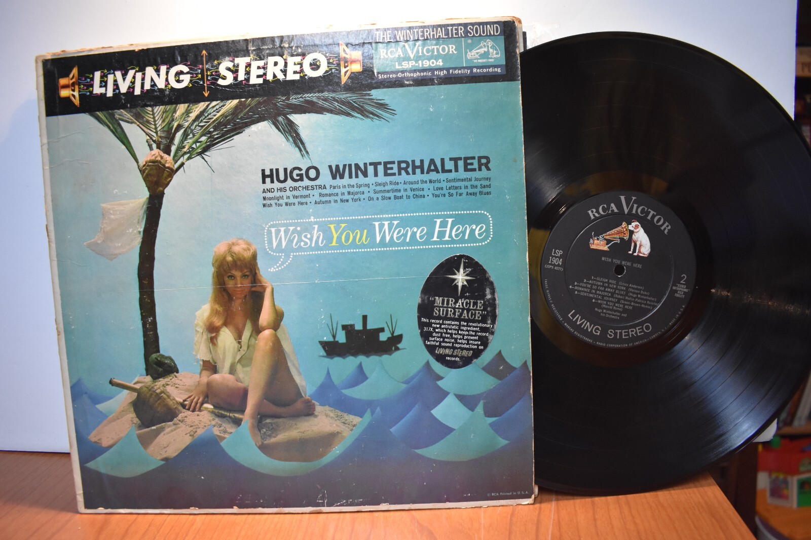 Hugo Winterhalter Wish You Were Here LP RCA LSP-1904 Stereo *cheesecake ...