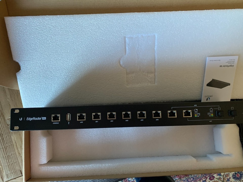 Ubiquiti Networks EdgeRouter Pro 8 Enterprise Network 8 Port Router | eBay
