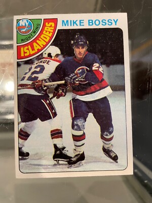 1978-79 TOPPS #115 MIKE BOSSY NEW YORK ISLANDERS ROOKIE HOCKEY CARD NM ...
