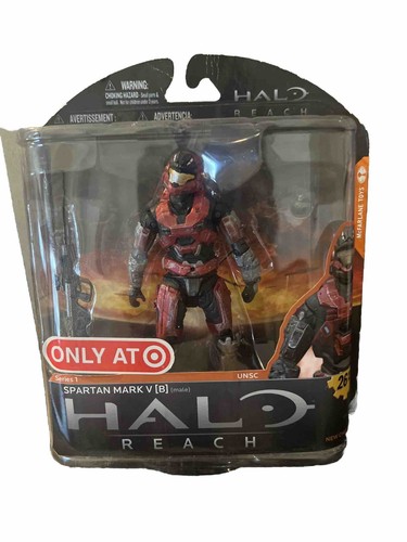 HALO REACH UNSC Series 1 SPARTAN MARK V (B) Red Target Exclusive New ...