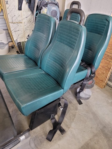 Bus Seats - ford f650 blue/green shuttle bus seats | eBay