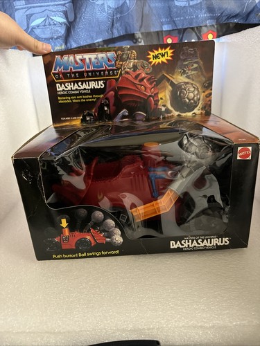 1984 Bashasaurus Masters Of The Universe Heroic Combat Vehicle He-Man ...