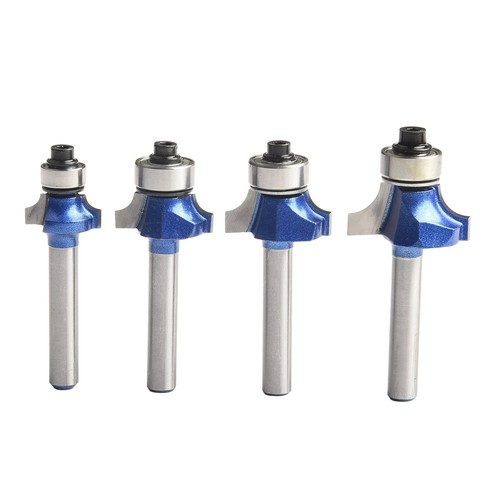 Precisione per bordi angolati con punte router smusso 45 gradi set 4 pz ...