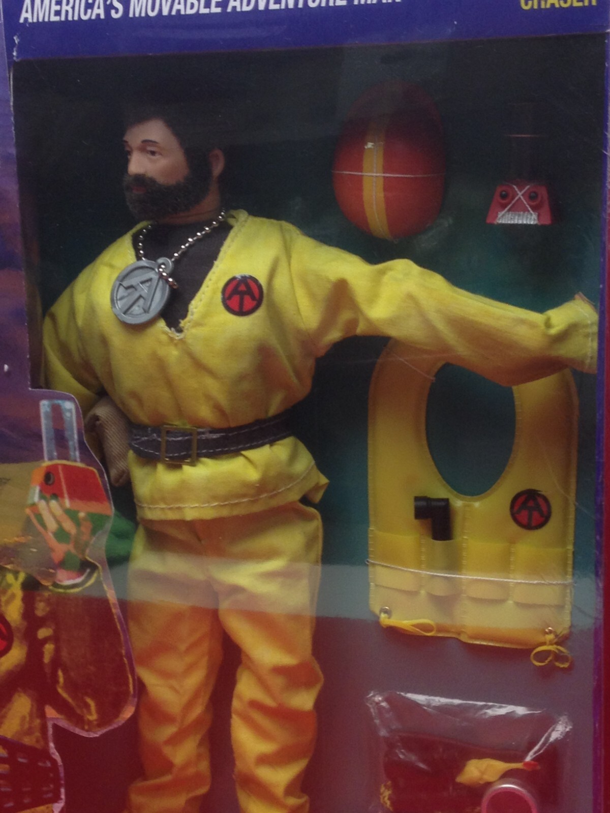 1964 GI JOE -Custom Storm Chaser Yellow Uniform Window Box Figure ...