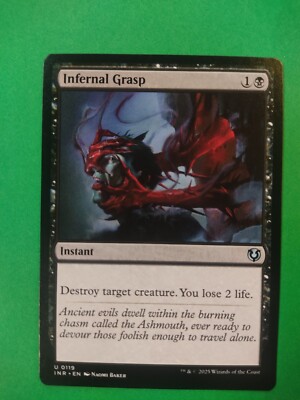 Infernal Grasp - Innistrad Remastered (INR) - Magic: The Gathering ...