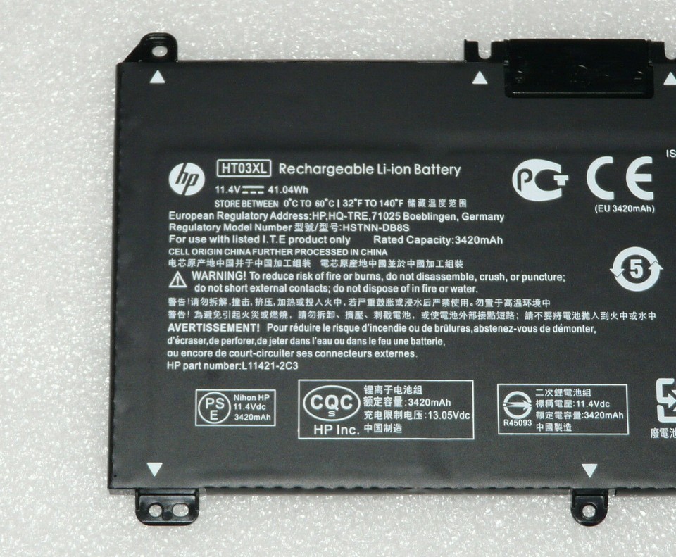 NEW GENUINE HP 15-CS 15-CW 15-DA 15-DB 15S-FQ BATTERY 41Wh L11119-855 ...