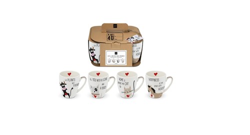 ppd Paperproducts Design 4 Mug Set Tassen Kaffee Tee Geschenk ...
