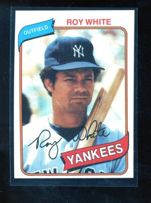 1980 TOPPS BLANK BACK ROY WHITE YANKEES NRMINT A04250 | eBay