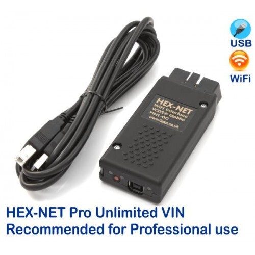 🔥 7-Day Rental, Ross-Tech Cable HEX-NET USB Scanner VCDS VW Audi ...