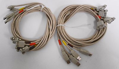 Space Shuttle-D E129760 USB Type A to Mounted USB Type A Cables (Lot of ...