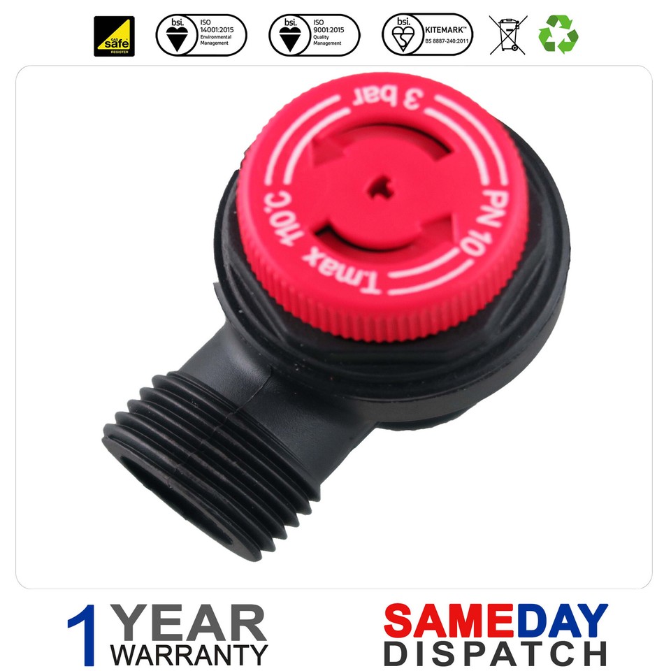 IDEAL LOGIC + C 24 30 35 BOILER PRESSURE RELIEF VALVE (PRV) 176610 | eBay