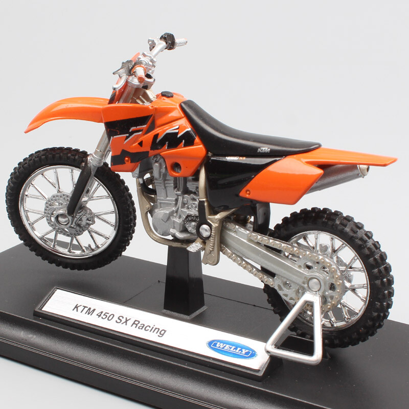 1:18 Welly KTM 450 SX Racing dirt bike Motocross model Diecast Toy ...