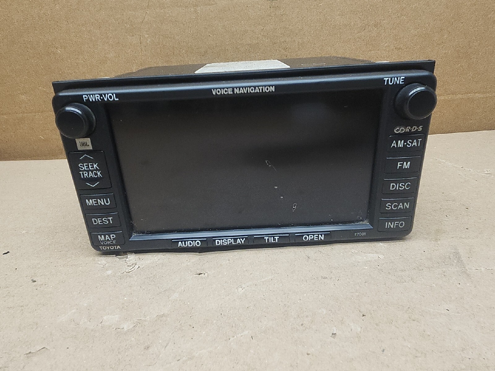🏁 2004-2006 TOYOTA SOLARA GPS NAVIGATION RADIO SCREEN Stereo 86120 ...