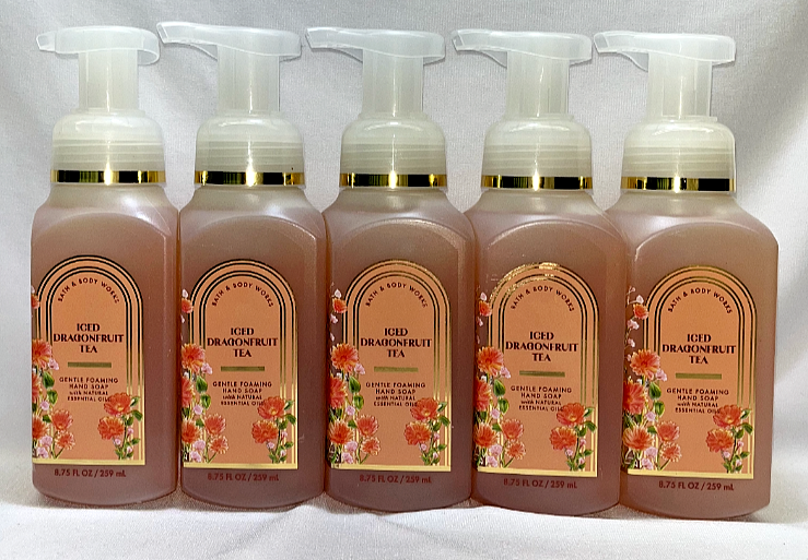 5 Iced Dragonfruit Tea Bath & Body Works Gentle Foaming Hand Soap 8.75 ...
