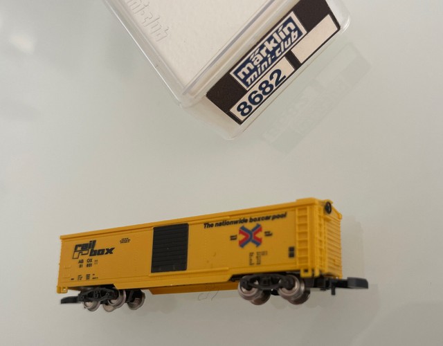 Marklin Mini-club Z Scale Nationwide Boxcar Pool 8682 Boxed Model Train ...