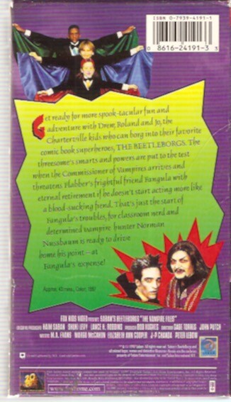 Saban's Beetleborgs - The Vampire Files ( VHS 1997 ) Fox Kids - Haim ...