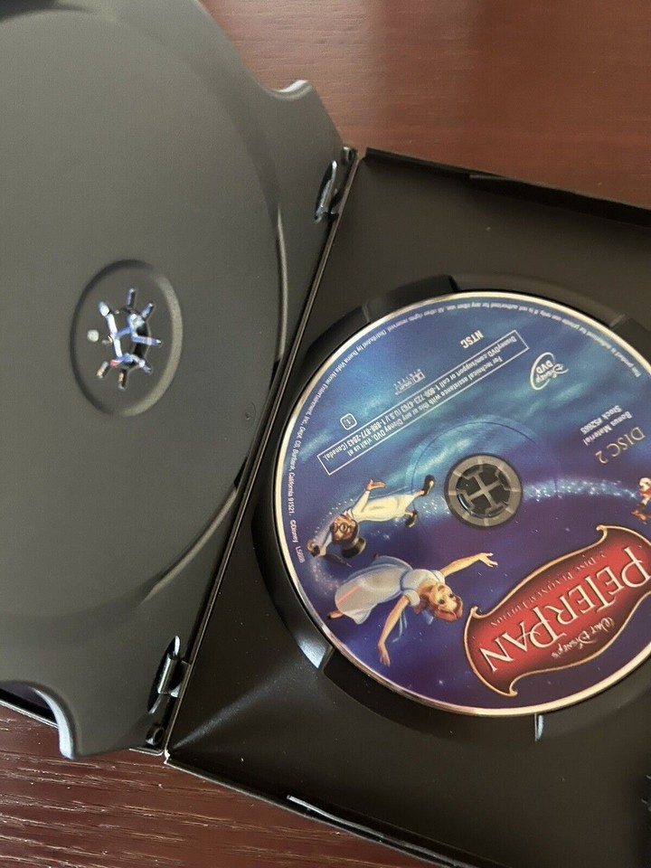 Classic PETER PAN 2-DISC DVD PLATINUM EDITION -2007 - DISNEY 1953 ...