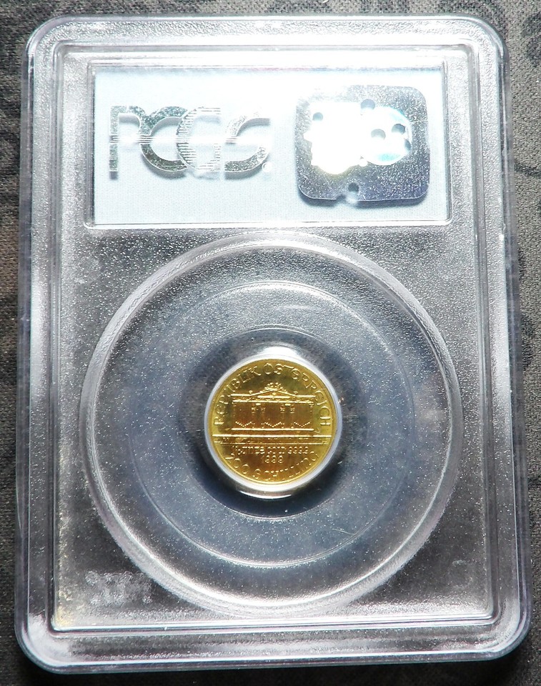 Austria Gold Philharmonic 1/10th oz 9-11 WTC Ground Zero Recovery PCGS ...