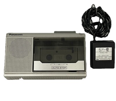 Vintage Panasonic Portable Cassette Player Tape Recorder RQ-341 With ...