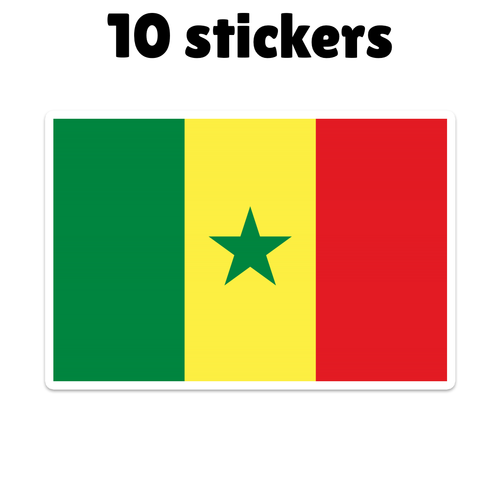 Senegal Flag Sticker Decal Vinyl Fade & Waterproof | eBay