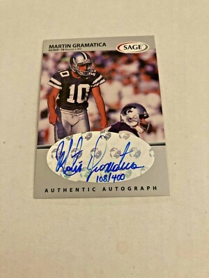 1999 Sage Martin Gramatica Silver Rookie Autograph 108/400 Made Rare | eBay