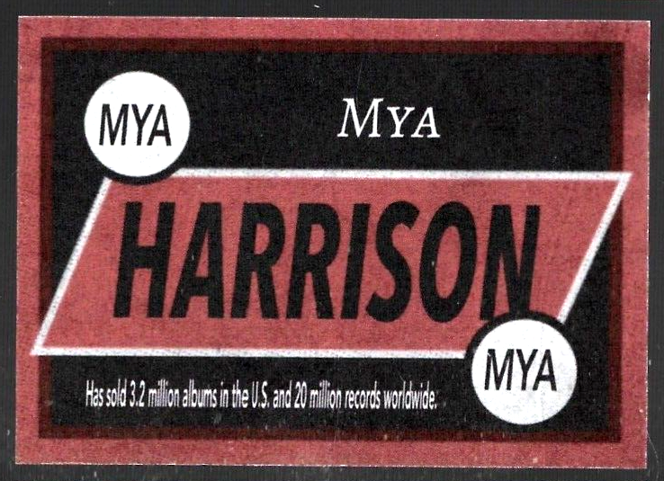 Mya Harrison MYA singer Hand SIGNED TRADING CARD Autographed - 1 | eBay