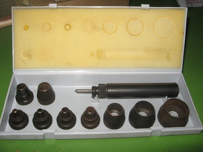 MAUN Metric WAD PUNCH KIT 10 Pieces 5-32mm Interchangeable Handle ...