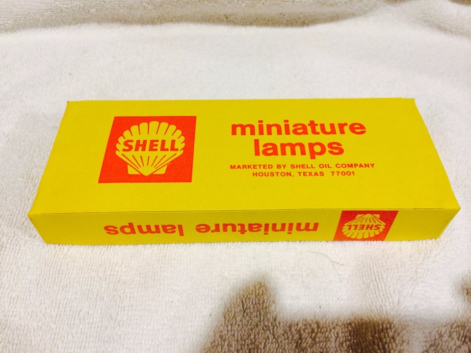 Vintage Shell Gasoline service station Bulbs - Lamps GE 1141 BULB 12 ...
