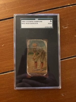 1888 Goodwin Champions - N162 Jack Glasscock - SGC A (AUTH) | eBay