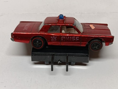 Redline Hot Wheels Fire Chief Cruiser 1968 red with white interior USA ...