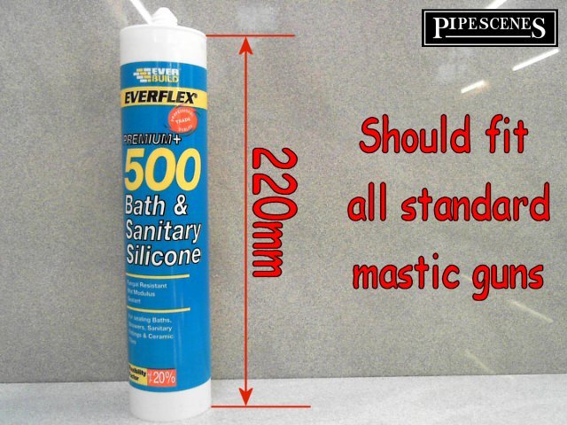 3 x EVERBUILD Everflex 500+ Premium Grade Bath & Sanitary Silicone ...