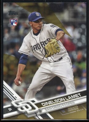 Dinelson Lamet 2017 Topps Gold RC PADRES 1831/2017 | eBay