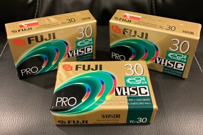 Fuji PRO TC-30 Premium Grade VHSC Camcorder Video Tape NEW Sealed ...