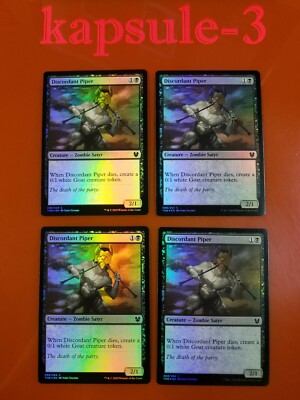 4x Discordant Piper | FOIL | Theros Beyond Death | MTG Magic Cards | eBay