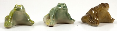 WADE FROGS GROUP OF 3 RED ROSE TEA AND TOM SMITH 1977-1979 VAR | eBay